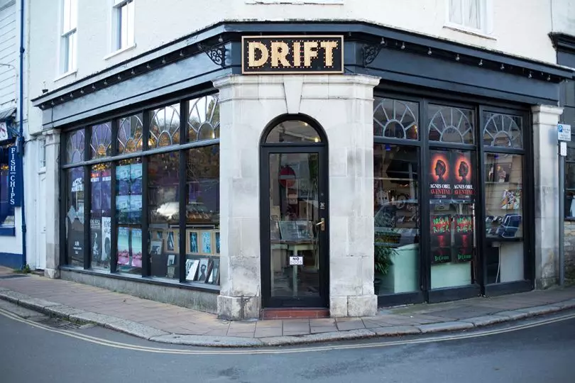 Storefront, Drift Records, Totnes, Devon, Samhain, 2013