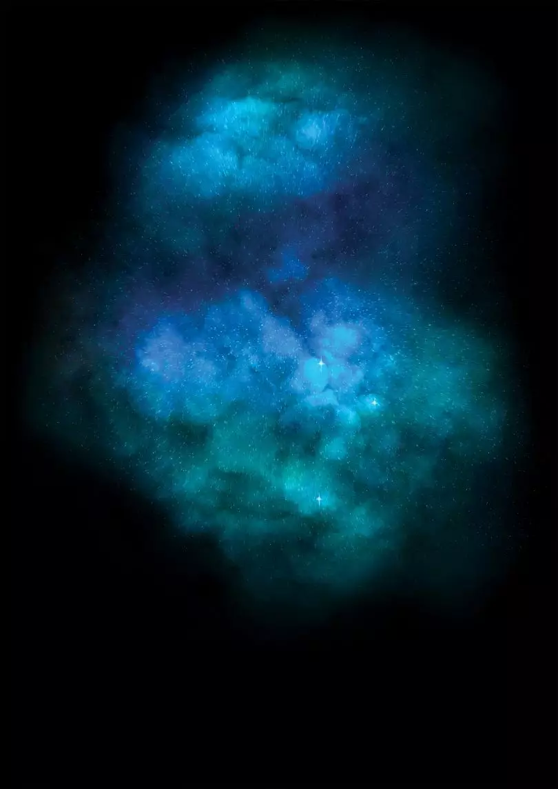 Galaxy Explosion (Diamond Dust - Turquoise)។