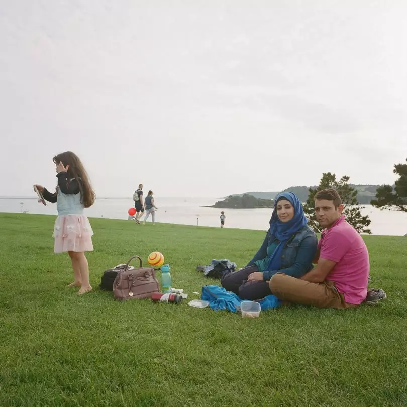 Elaf Yaseen con su hija Noor, The Hoe