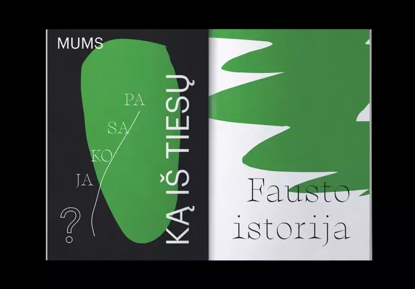 De opvallende printmaterialen van de Litouwse ontwerper Tadas Karpavicius voor Faust 8502_1