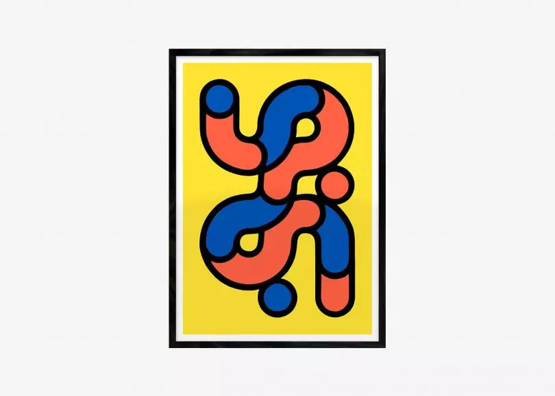 Jauktā soma: Džesijas Mallona spilgtās krāsas abstraktie mākslas darbi ar iecienītākajām uzkodām 8593_5