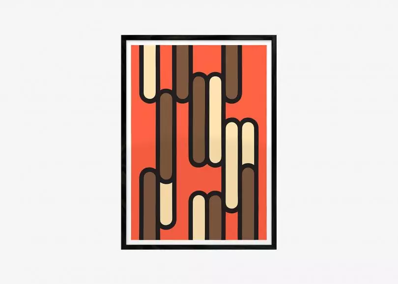 Bolsa mixta: las obras de arte abstractas de colores brillantes de Jesse Mallon de los bocadillos favoritos 8593_7
