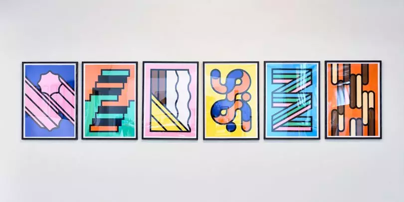 ミックスバッグ：ジェシーマロンの鮮やかな色のお気に入りのスナックの抽象的なアートワーク 8593_8