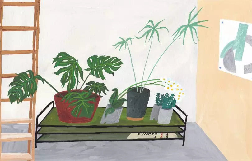 由 Liz Rowland 繪製的令人愉悅的植物插圖探索了我們的愛與舒適 8597_1