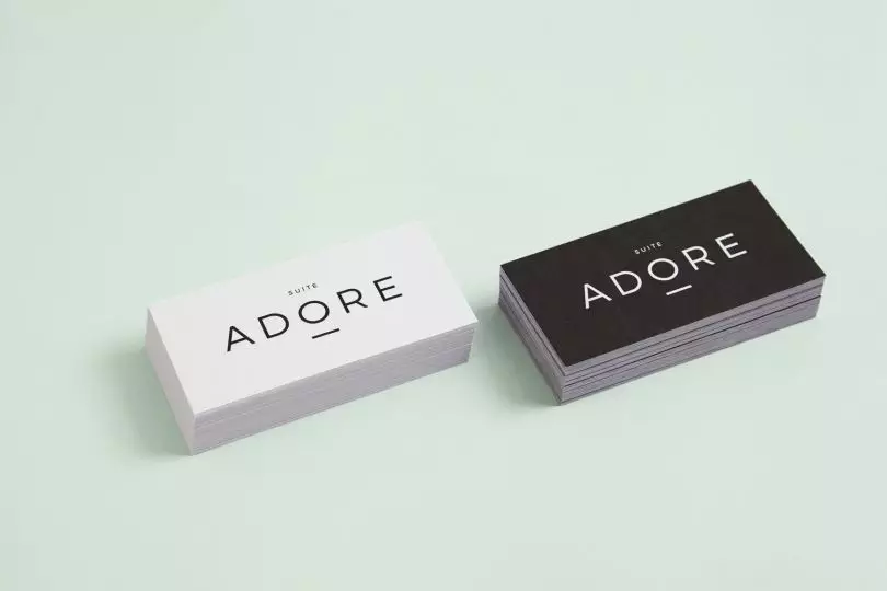 Blok hinget in oare geweldige merkidentiteit op, dizze kear foar lúkse retailer Suite Adore 8610_1