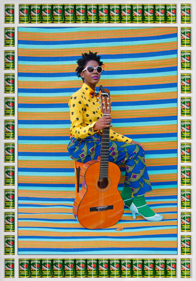 Hassan Hajjaj, série My Rockstars, Bumi Sittin', 2013