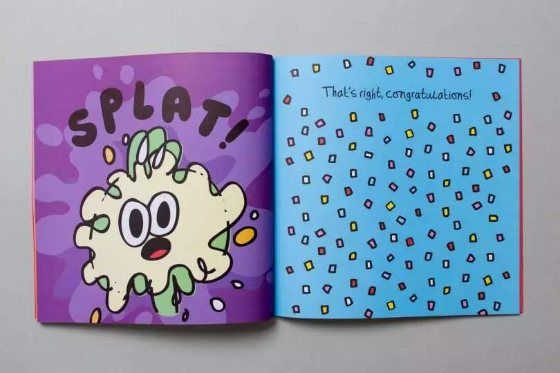 Jon Burgerman ទៅ Splat! សម្រាប់ការសប្បាយ សៀវភៅកុមារថ្មីដែល squishes អ្វីគ្រប់យ៉ាងនៅខាងក្នុង 8663_3