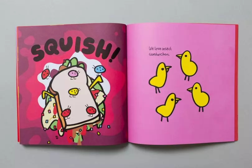 Jon Burgerman ទៅ Splat! សម្រាប់ការសប្បាយ សៀវភៅកុមារថ្មីដែល squishes អ្វីគ្រប់យ៉ាងនៅខាងក្នុង 8663_5