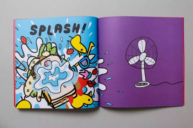 Jon Burgerman ទៅ Splat! សម្រាប់ការសប្បាយ សៀវភៅកុមារថ្មីដែល squishes អ្វីគ្រប់យ៉ាងនៅខាងក្នុង 8663_7