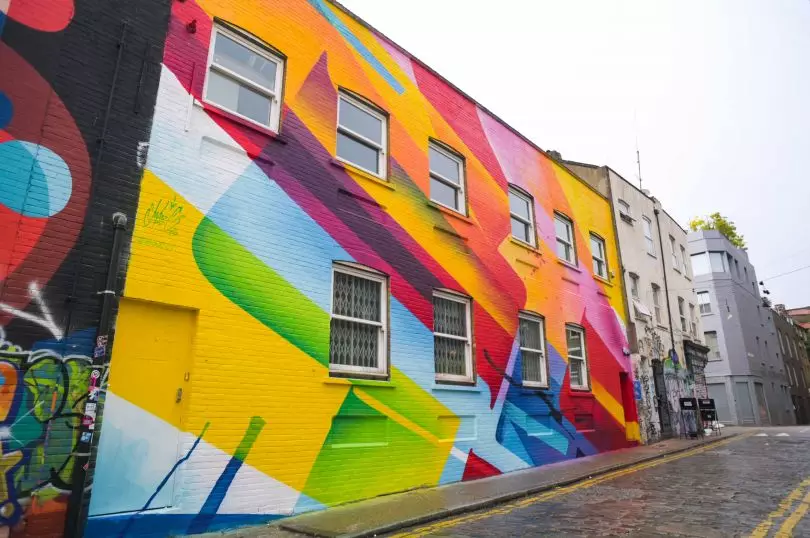 Mad C፣ London Mural Festival - 1 Chance Street፣ Shoreditch፣ 1 Chance Street፣ E1 6JT