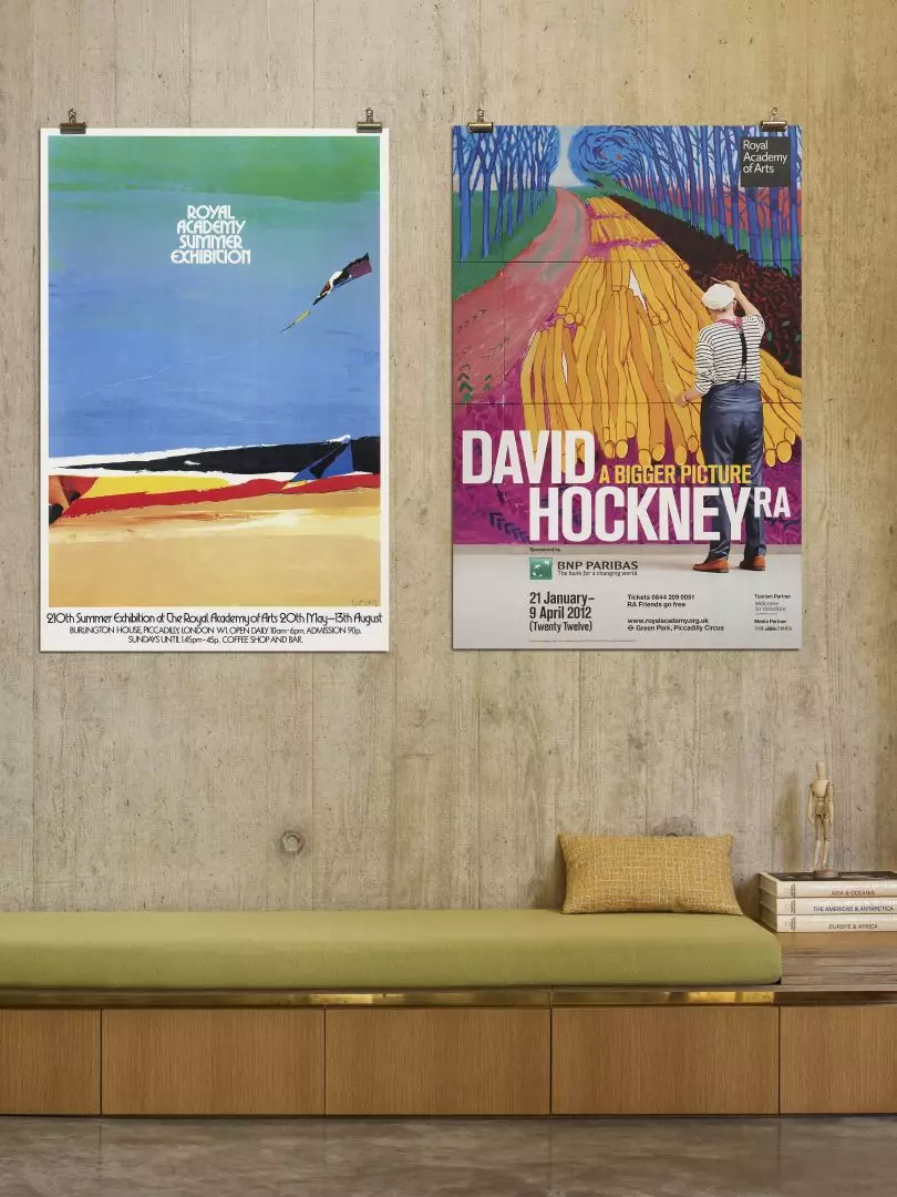 Afihan Igba otutu RA 1978 Apọju Alẹmọle ati Ifihan RA David Hockney 2012 Apọju panini