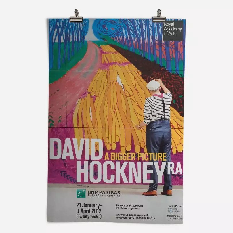 RA David Hockney Exhibition 2012 Apọju panini lati Royal Academy of Arts Gbigba