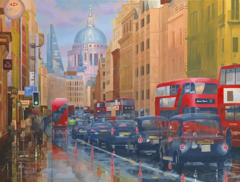 Love London: L-artist Peter Brimelow jgħix mill-kanċer u jpinġi l-imħabba tiegħu lejn il-kapitali 8826_2