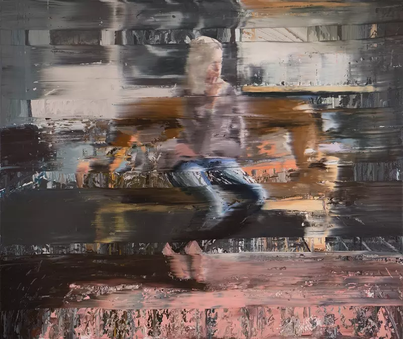 Fragmented Identity: Andy Denzler's blurred and frenzied artworks of distorted moments