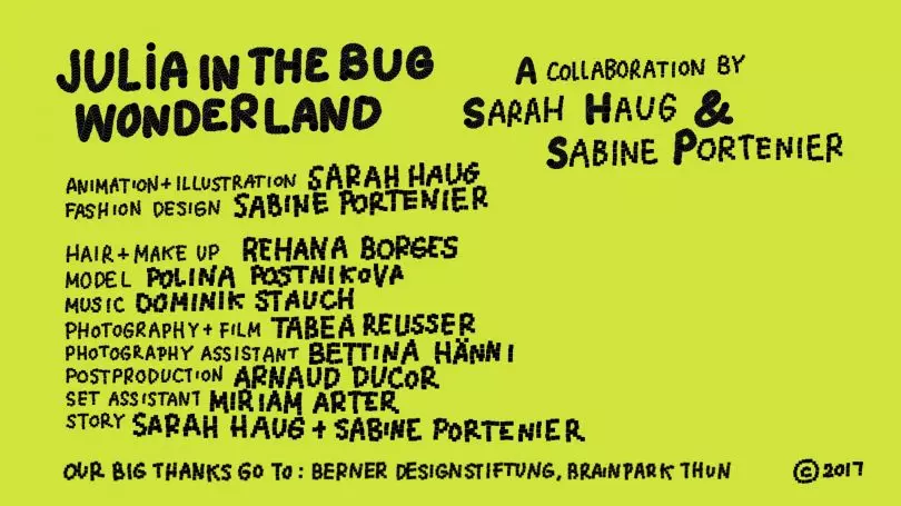 Illustratören Sarah Haugs modesamarbete tar henne till Bug Wonderland 8830_16