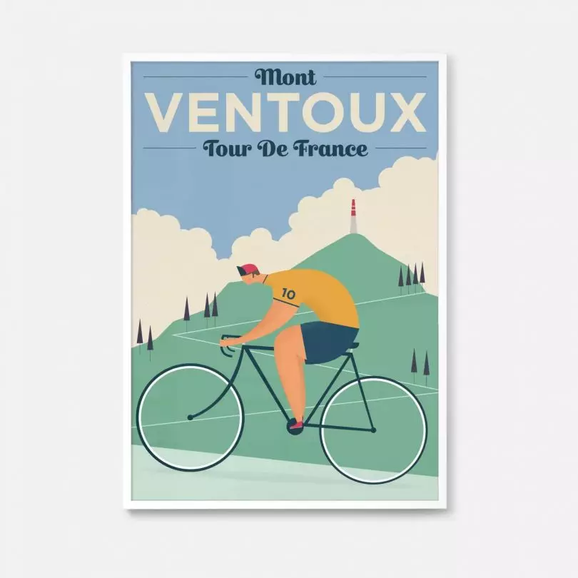 Top 10 door de Tour de France geïnspireerde prints voor creatievelingen die gek zijn op fietsen 884_8