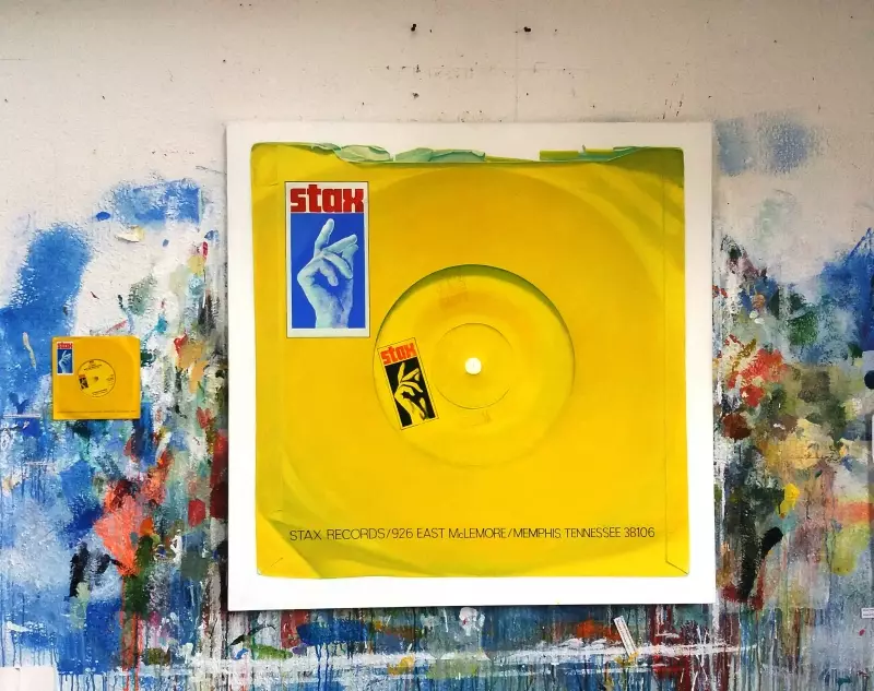 British artist Martin Grover takes us on a nostalgic journey through the golden years of vinyl