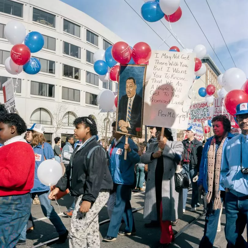 Ma ei pruugi sinna jõuda... Esimene Martin Luther King Jr. päeva paraad, 1986 © Janet Delaney