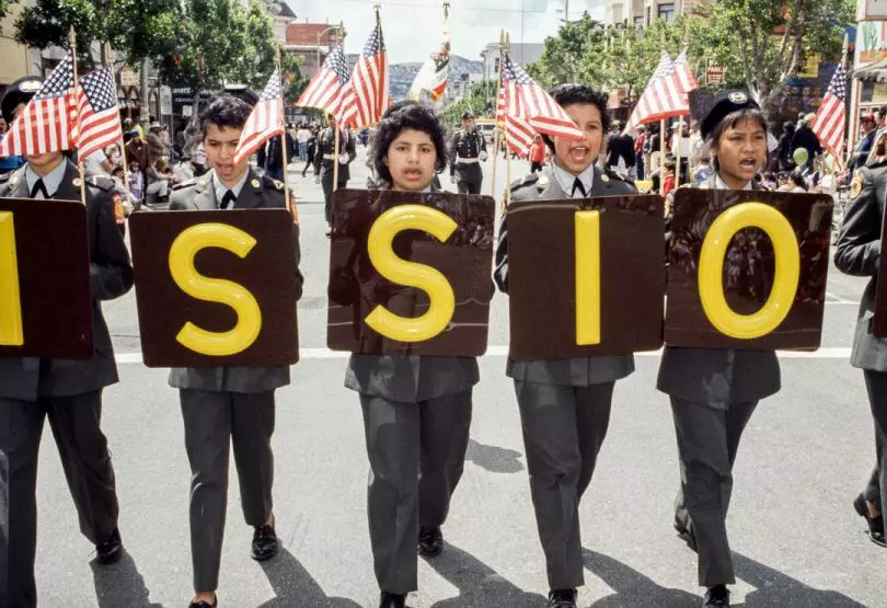 Reserve Officers' Training Corp, Cinco de Mayo Parade, 1983 © Janet Delaney