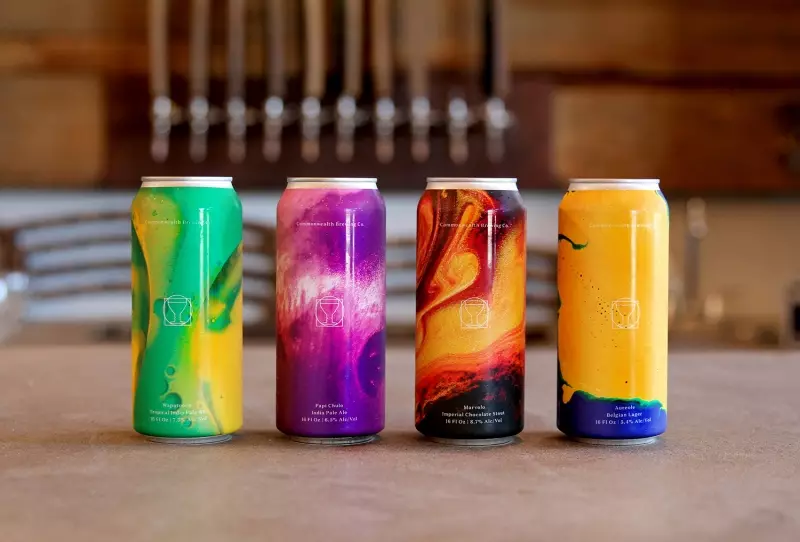 Commonwealth Brewing Co. has a Thirst for fresh packaging designs 