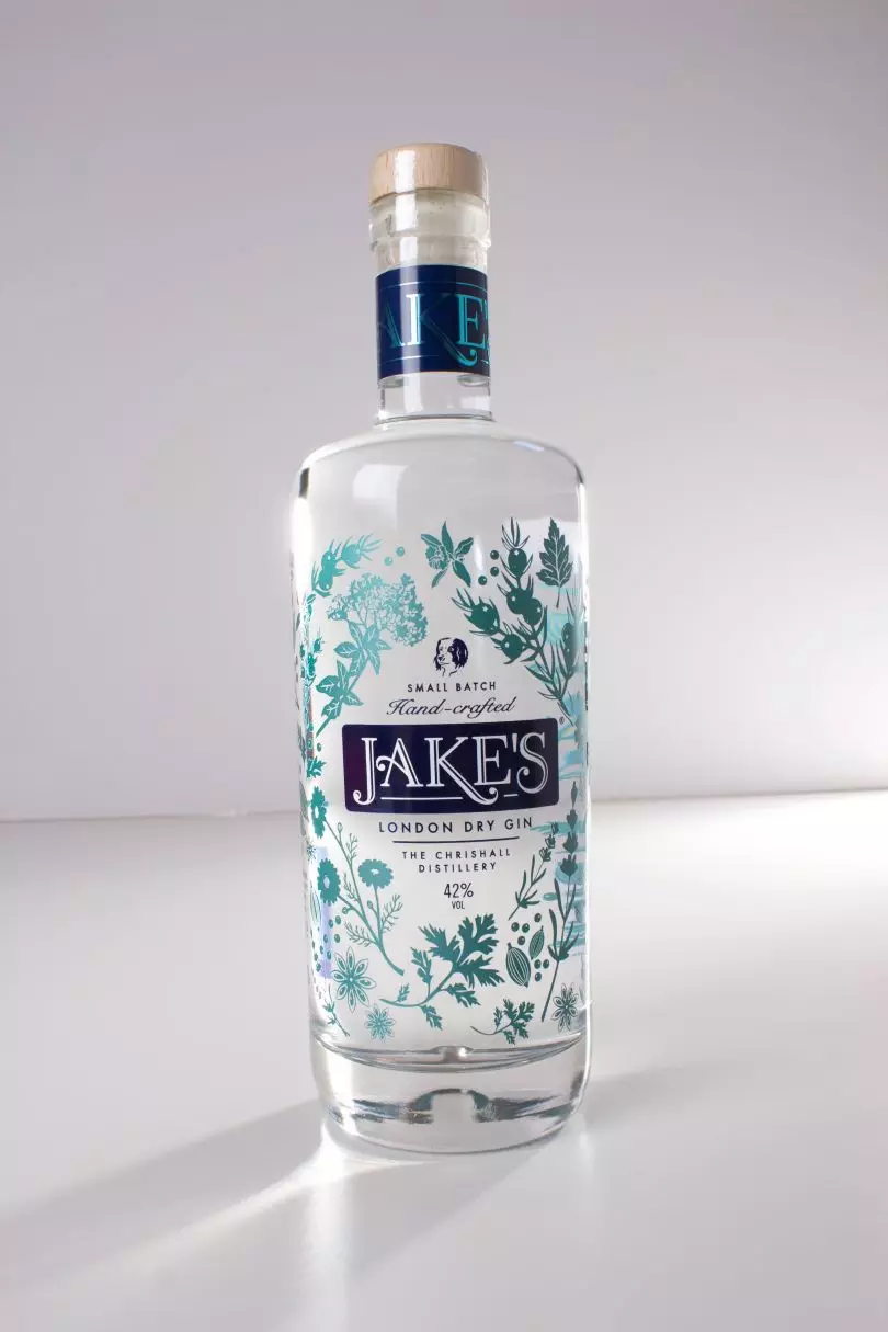 Lo squisito design della confezione di Design Activity per Jake's Gin fatto a mano in piccoli lotti 9087_8