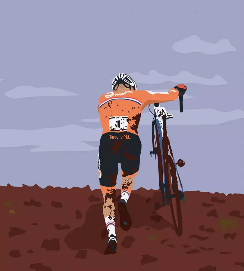 Yllustraasjes fan keunstner en hurdfytser Jen Lewis foar de UCI dy't World Bicycle Day fiere 9091_7