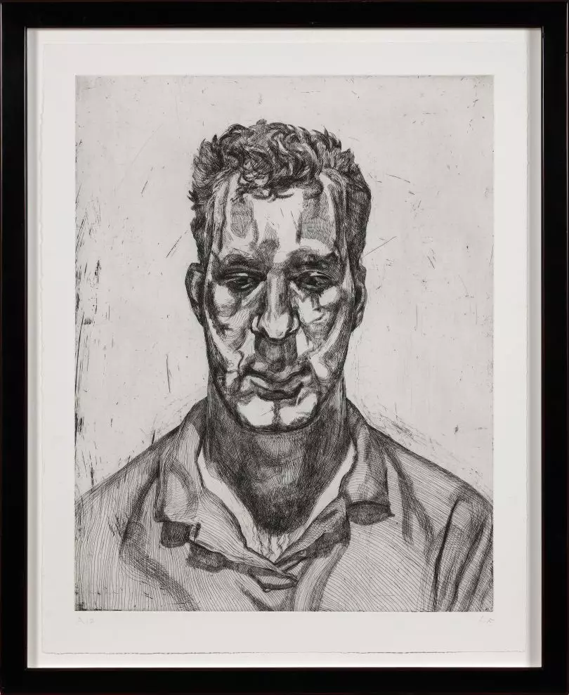 Lucian Freud, Kai, 1991-2, etching, çapa 40