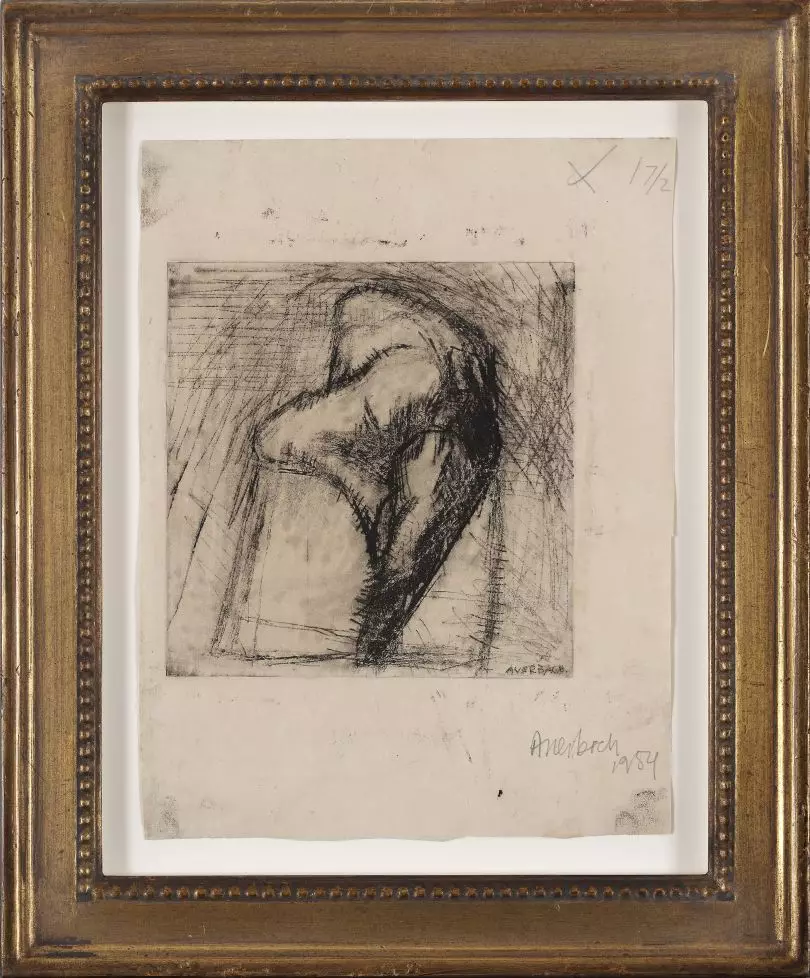 Frank Auerbach, Nudo sdraiato