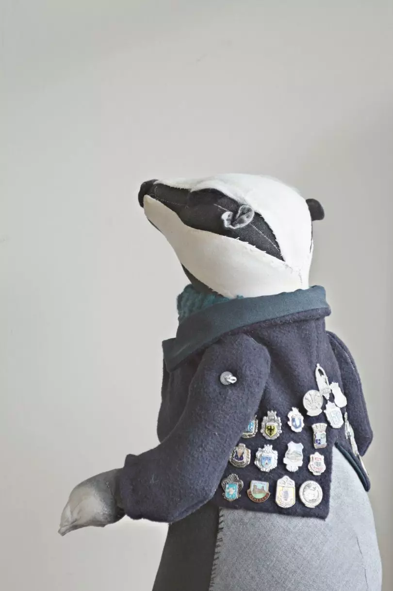 Mister Finch, Postman Badger, 2017. Cortesía do artista