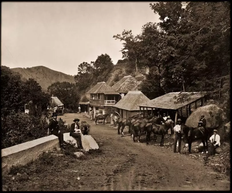 Gordon Town, Jamaica ។ J.W. Cleary, 1891. ប័ណ្ណសាររូបថត Caribbean / Autograph ABP