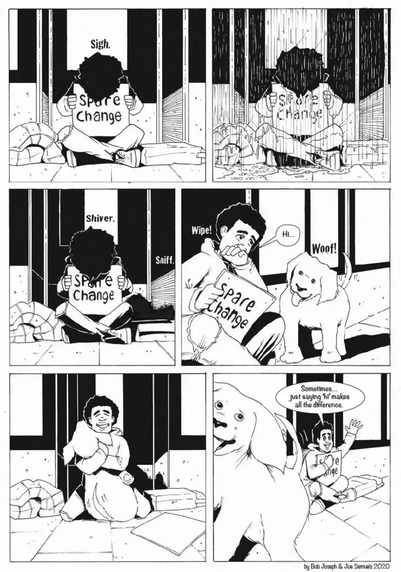 Ang Book of Homelessness ay isang graphic novel na nilikha ng mga taong walang tirahan 928_2