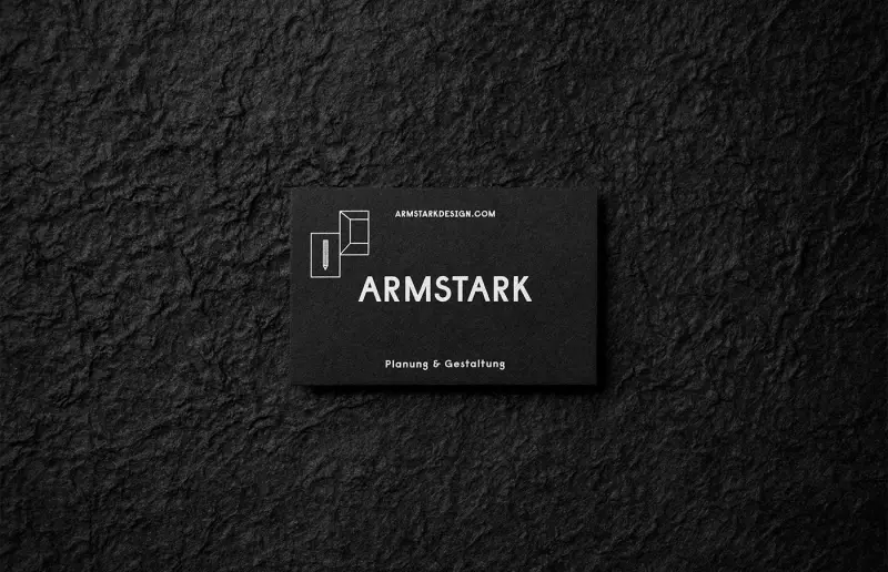 Чист и јасен монохроматски идентитет за Armstark од австрискиот Bruch–Idee&Form