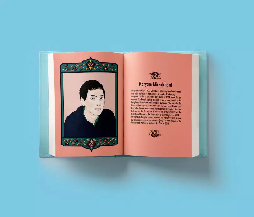 50 Inspiring Iranian Women, egy könyv, amelyet gyönyörűen illusztrált Roshi Rouzbehani 930_3