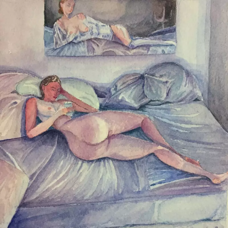 Karya seni figuratif canggih yang merayakan feminitas oleh seniman yang berbasis di Oslo, Charlie Roberts