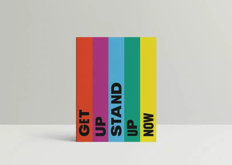 De levendige identiteit van Here Design voor Get Up, Stand Up Now viert diversiteit in één beeld 9364_1