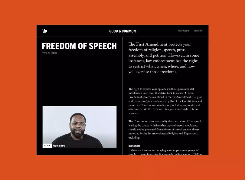 İyi ve Yaygın: Çevrimiçi sosyal adalet platformu, sivil haklar hareketinden ilham alan tasarımları kullanır 93_10