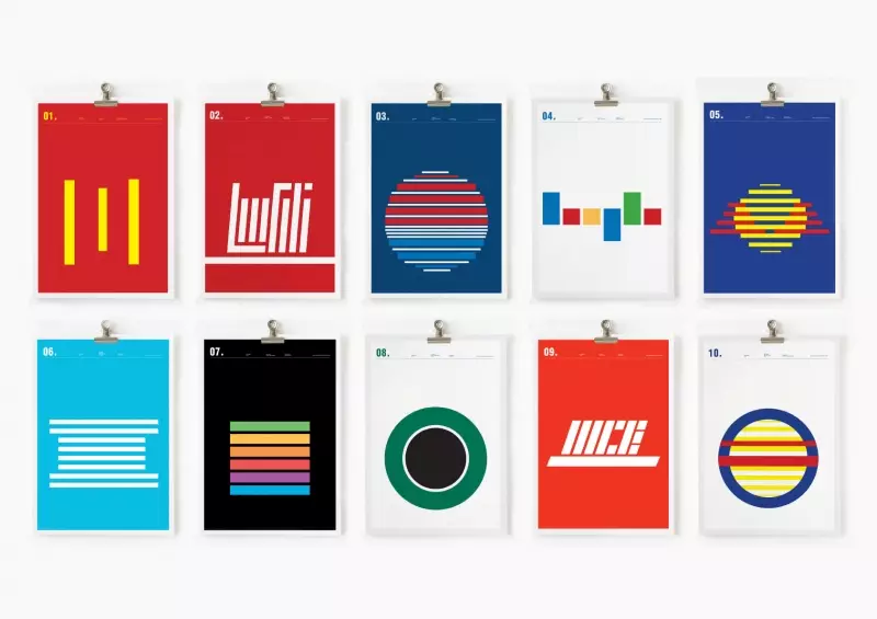 Minimalistische posters van enkele van 's werelds beroemdste logo's