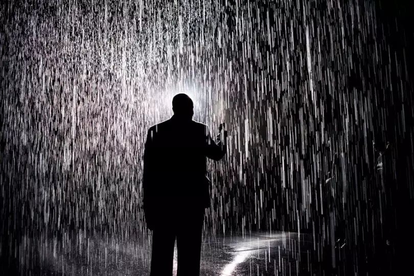 Rain Room: Kunstinstallatie waarmee je binnenshuis regen kunt ervaren zonder nat te worden 9416_2