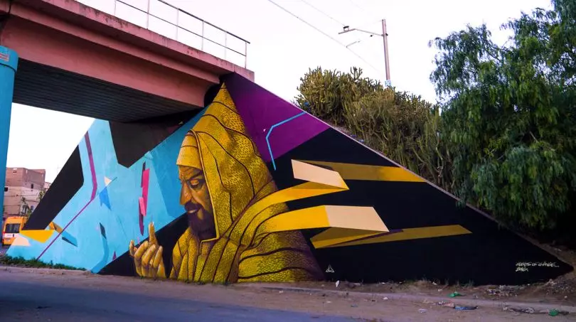 Марокаш Street Art Caravane - 2016 Ҳамкорӣ бо Ҷейсон System Youssoufia