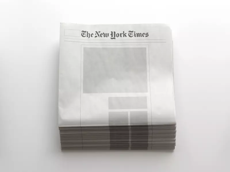 Artist Joseph Ernst reimagines global newspapers without any news