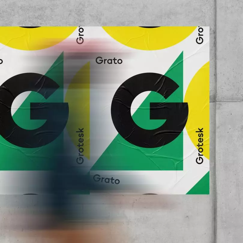 Grato & Gratimo by TypeMates make a system of typefaces joined by geometry 957_8