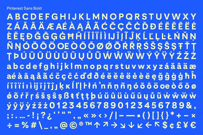'Một liên lạc rõ ràng của con người': Pinterest Sans của Grilli Type cân bằng hoàn hảo giữa sự quyến rũ và chức năng 958_10