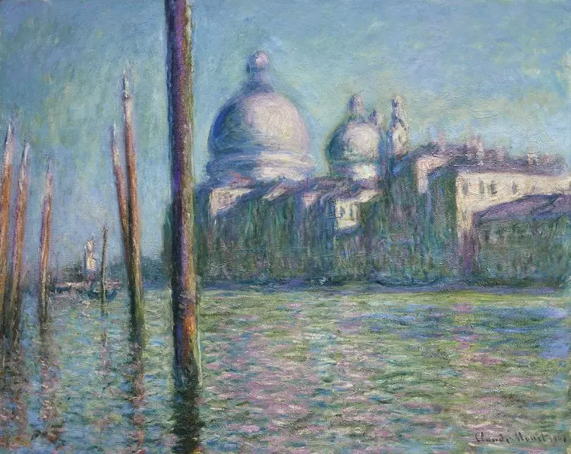 Claude Monet The Grand Canal (Le Grand Canal), 1908 Oil on canvas 73 × 92 cm Nahmad Collection, Monaco © Photo ka tlhompho ea mong'a