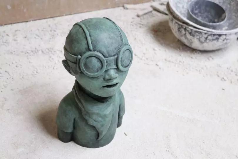 As esculturas de bronce Flyboy de Hebru Brantley aparecen nun espectáculo inmersivo de tres días 9680_10