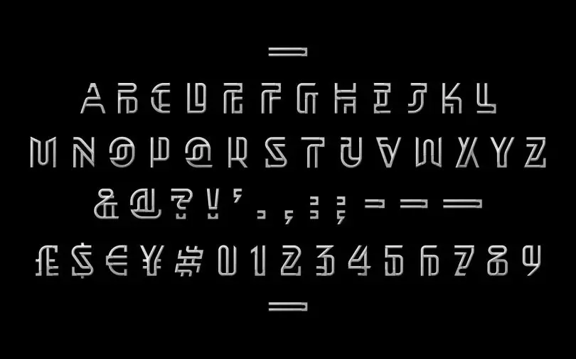 A fűrészpor futurisztikus ábécé betűtípust hoz létre a Wired UK számára 9687_13
