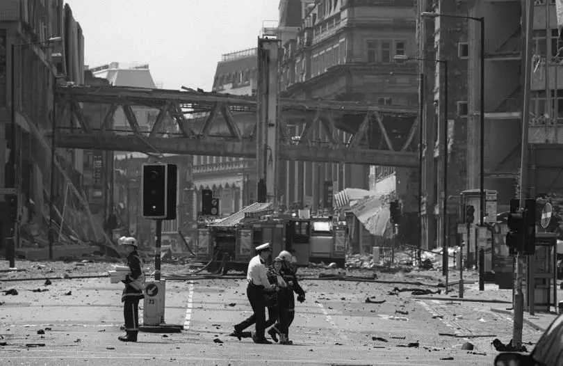 Manchester IRA-bombning 1996 © Howard Barlow