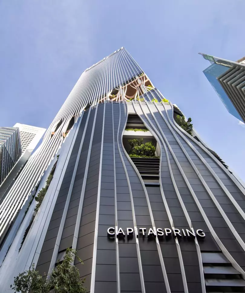 सिंगापुरको सबैभन्दा नयाँ प्रतिष्ठित भवनको लागि डिजाइन ब्रिजको पहिचानले 'शहरमा ओएसिस' मनाउँछ। 974_7