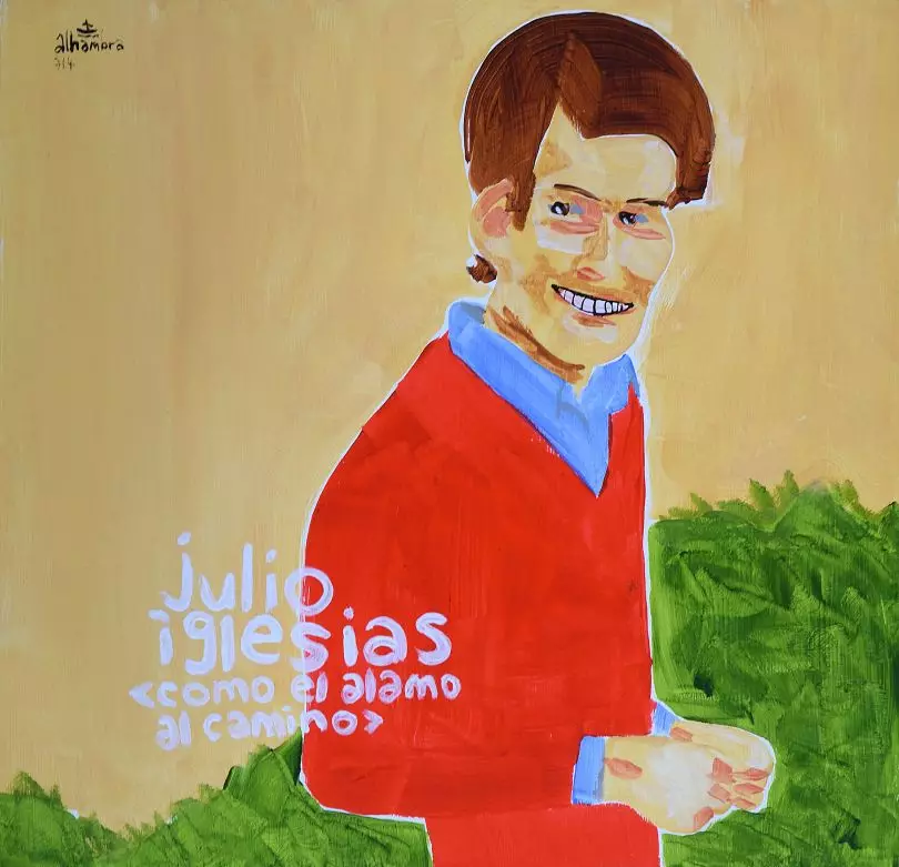 Darren Riley recrea las icónicas portadas de discos de vinilo en estas expresivas pinturas de estilo popular. 975_4