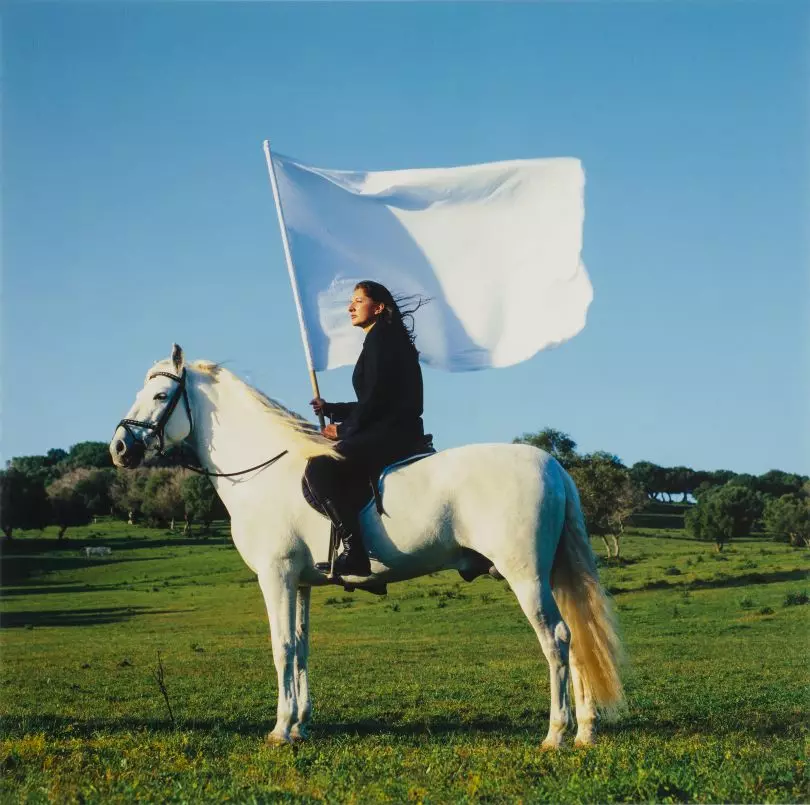 Marina Abramović, The Hero, 2001. National Museum of Women in the Arts, Gift of Heather le Tony Podesta Collection, Washington, D.C. © Marina Abramovic Archives Photo: Lee Stalsworth